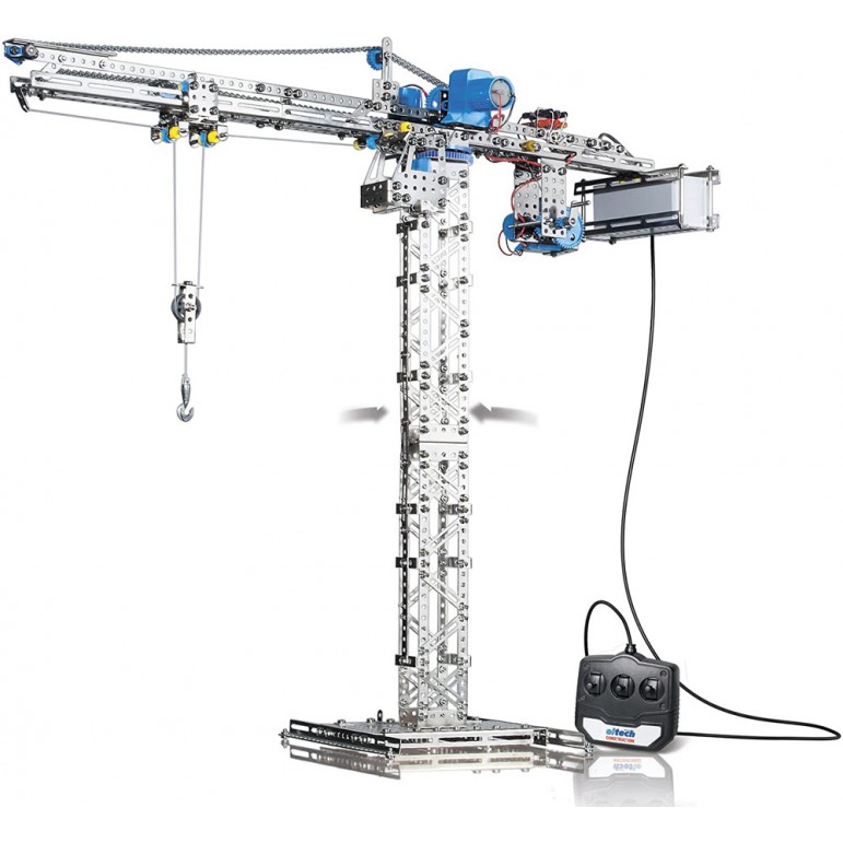 Grue de chantier télécommandée - Kit en métal Eitech 00035