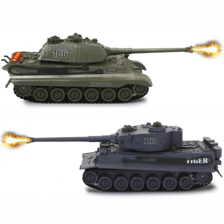 Tank Battle Set PANZER TIGER RC 2.4GHz Jamara 403634