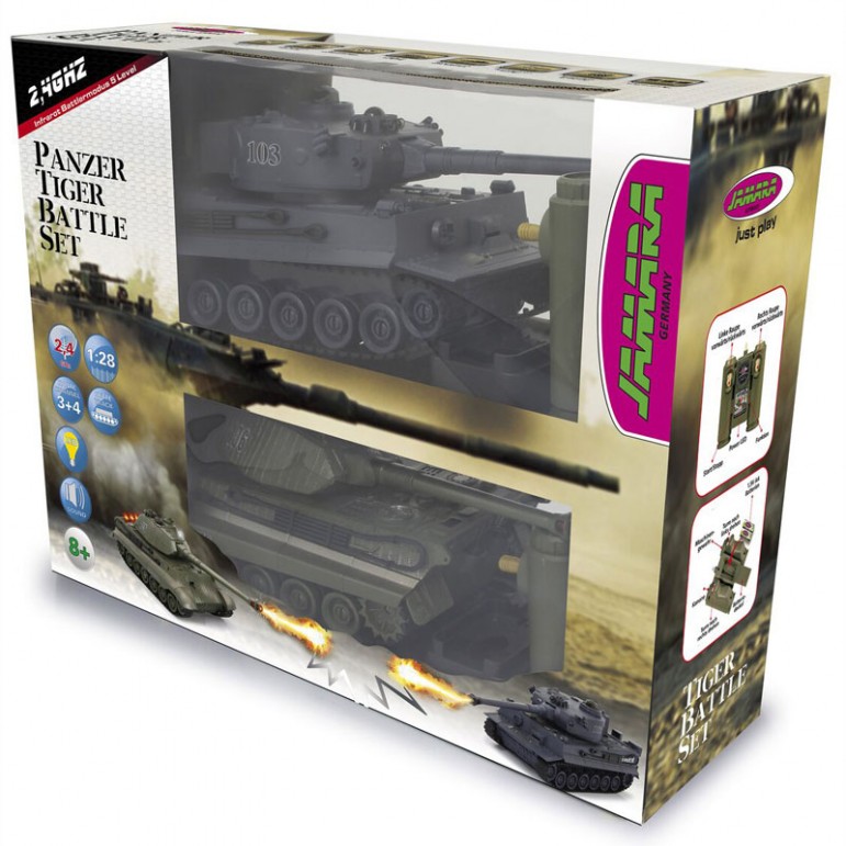 Tank Battle Set PANZER TIGER RC 2.4GHz Jamara 403634